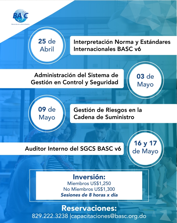 2do. Ciclo Formación Auditor Interno BASC V.6 – Ab 2023