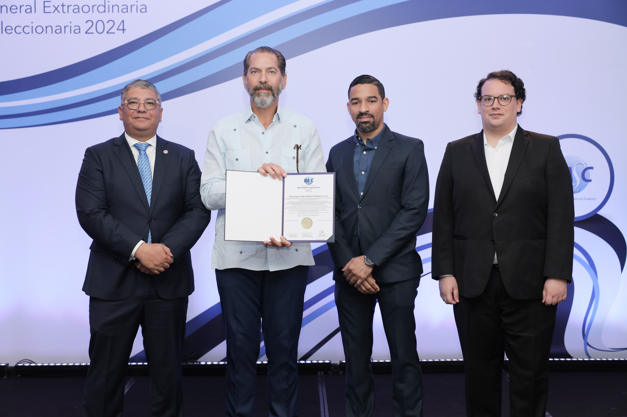 BASC entrega certificados a 37 empresas en su Asamblea General 2024 ...